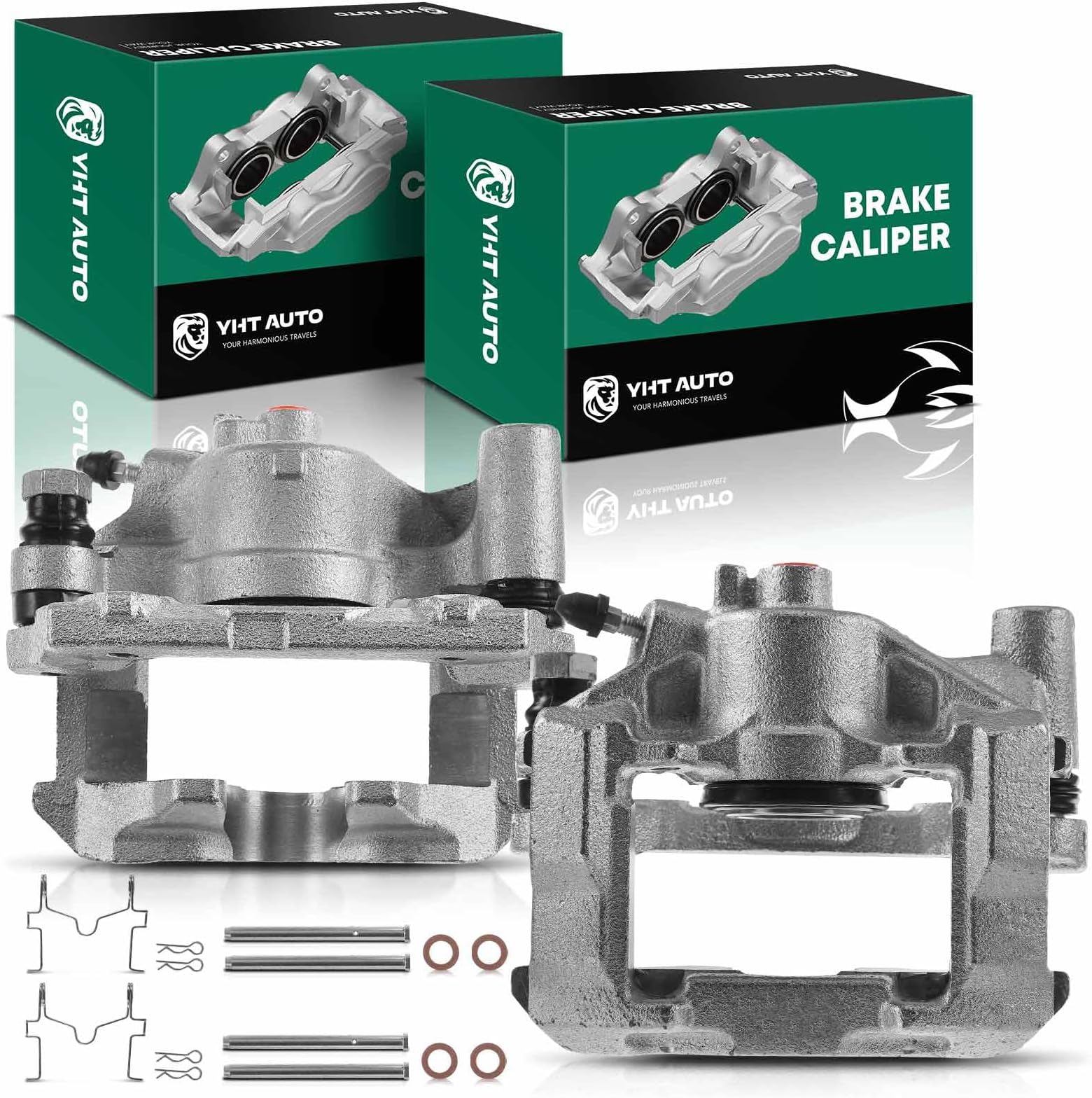 Amazon.com: Set of 2 Rear Driver and Passenger Side Brake Caliper ...