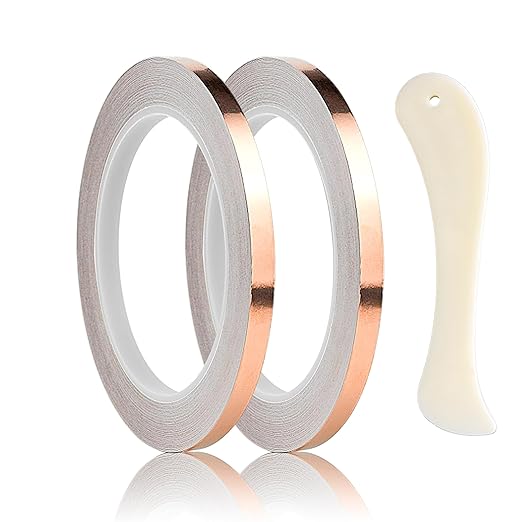 7/32 Inch Black Backed Copper foil Tape for Stained Glass, Supplied by ...