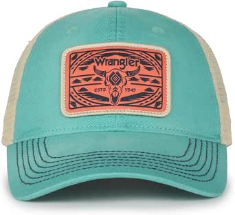 Amazon.com: Outdoor Cap Women's Standard Wrangler Western Cap, Blue ...