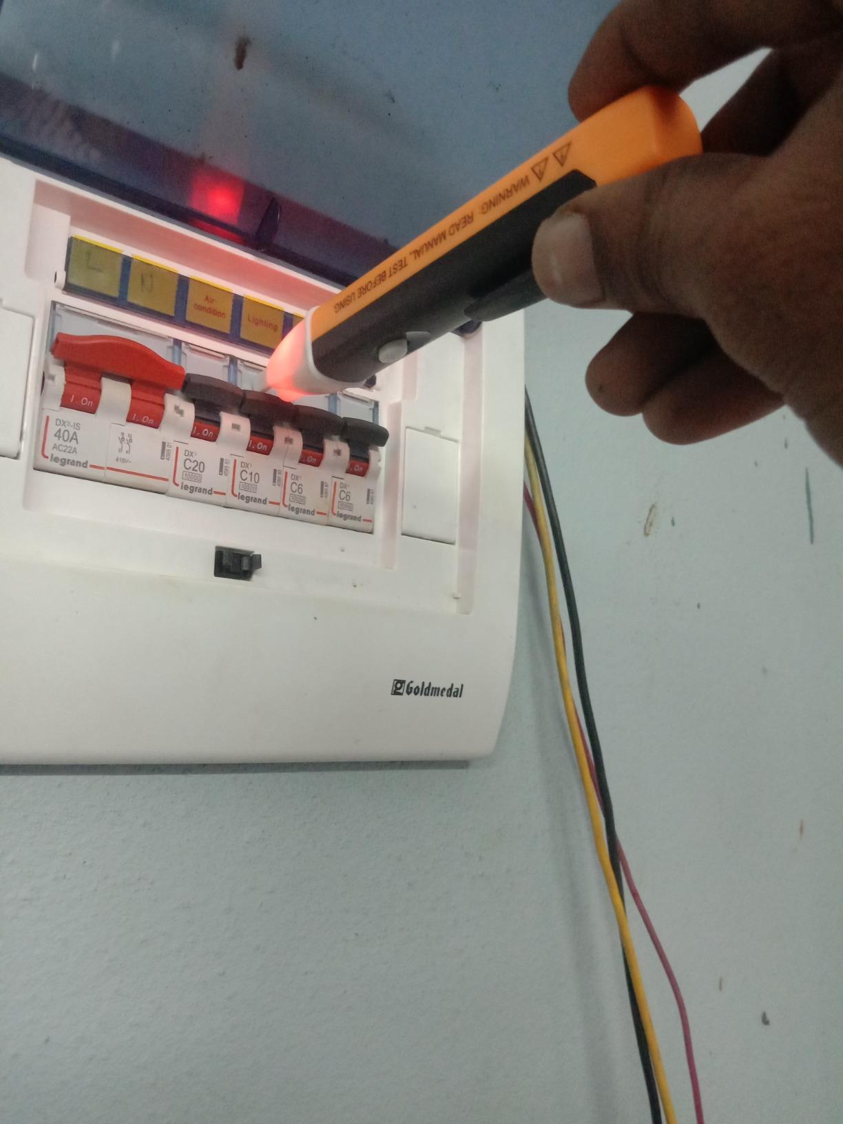 ABS Plastic AC 90~1000V S2 Non-Contact Sensor LED Electric Alert ...