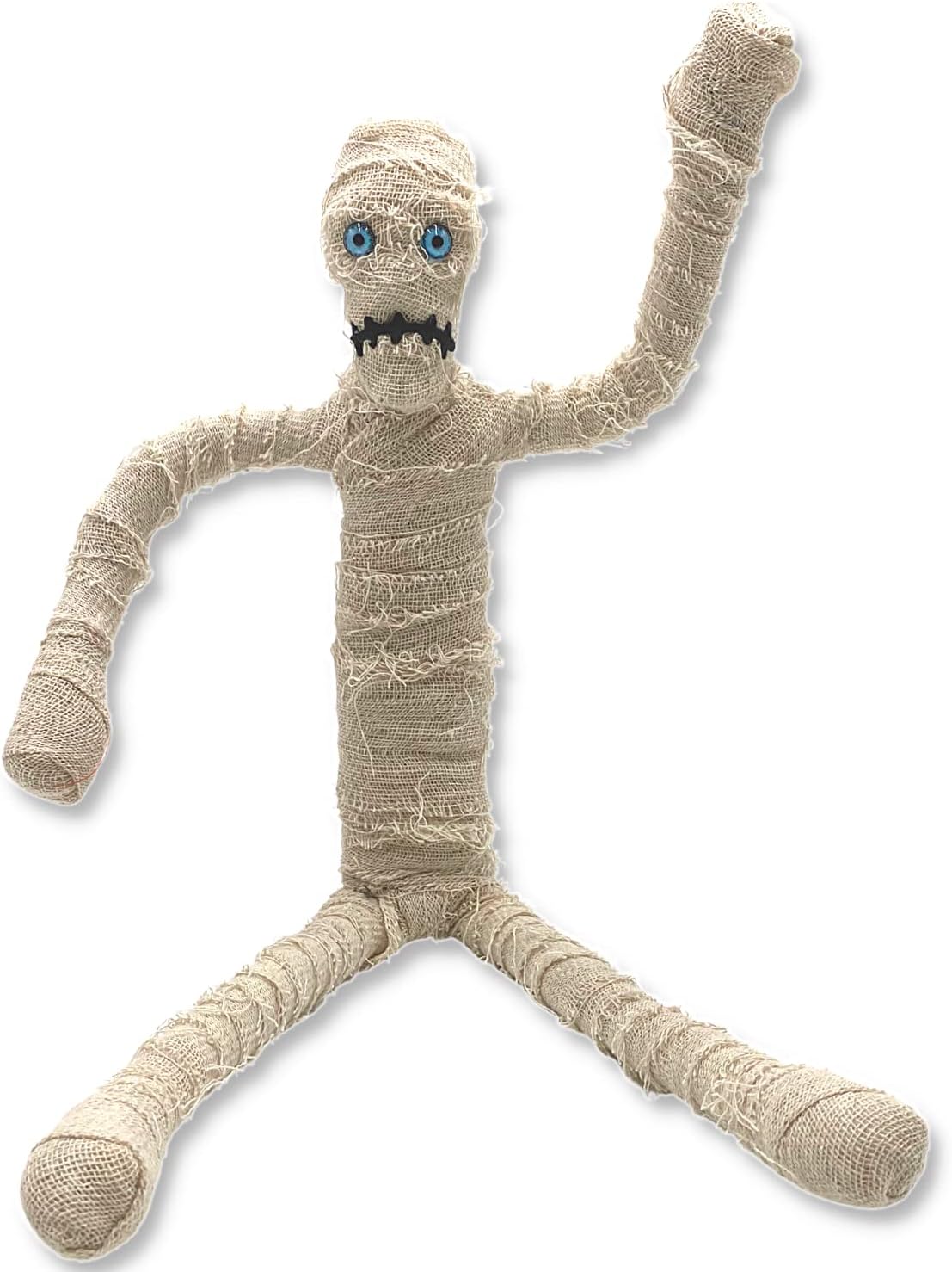 Amazon.com: Needzo Poseable Mummy Halloween Decor, Soft and Bendable ...