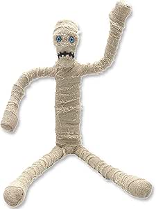 Poseable Mummy Halloween Decor, Soft and Bendable Tabletop Centerpiece ...