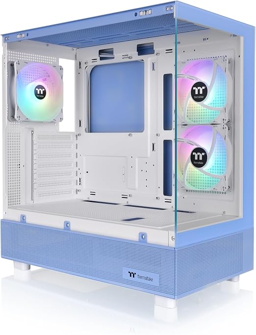 Amazon.com: Thermaltake View 270 Plus TG ARGB Hydrangea Blue Mid Tower ...