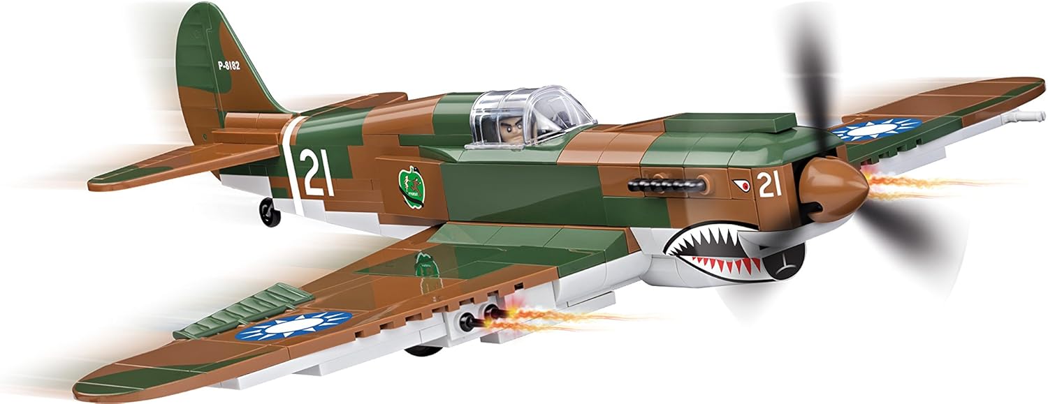Amazon.com: COBI Curtiss P-40B Tomahawk Building Kit : Arts, Crafts ...