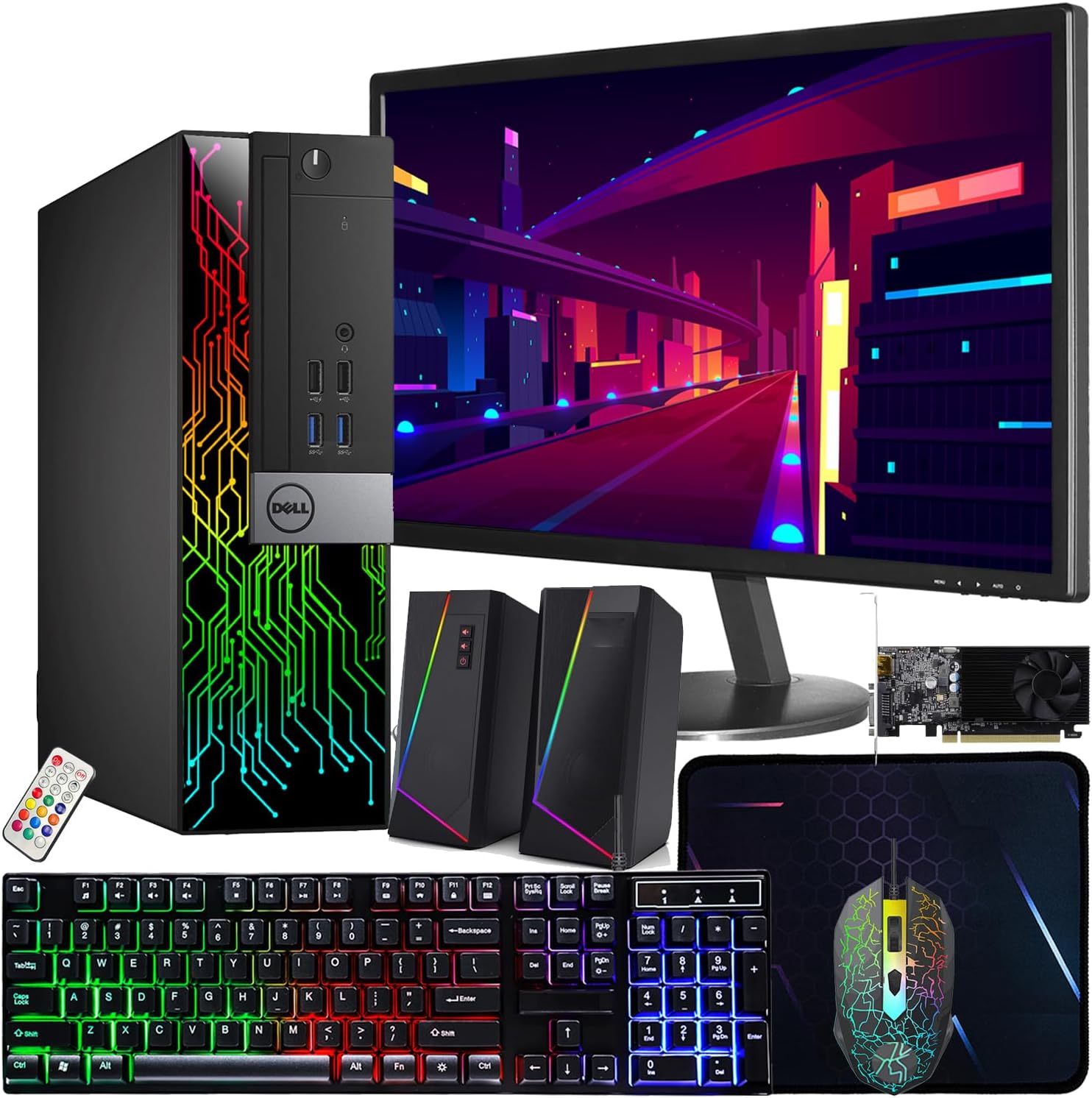 Amazon.com: Dell RGB Gaming Tower Computer PC, i7 8th Gen, 32GB RAM ...