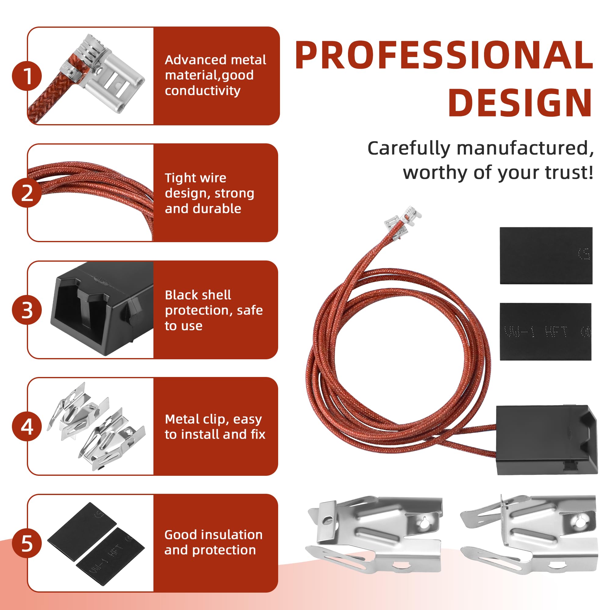 Snapklik.com : WB17T10006 Terminal Block Kit/Range Surface Burner Plug ...