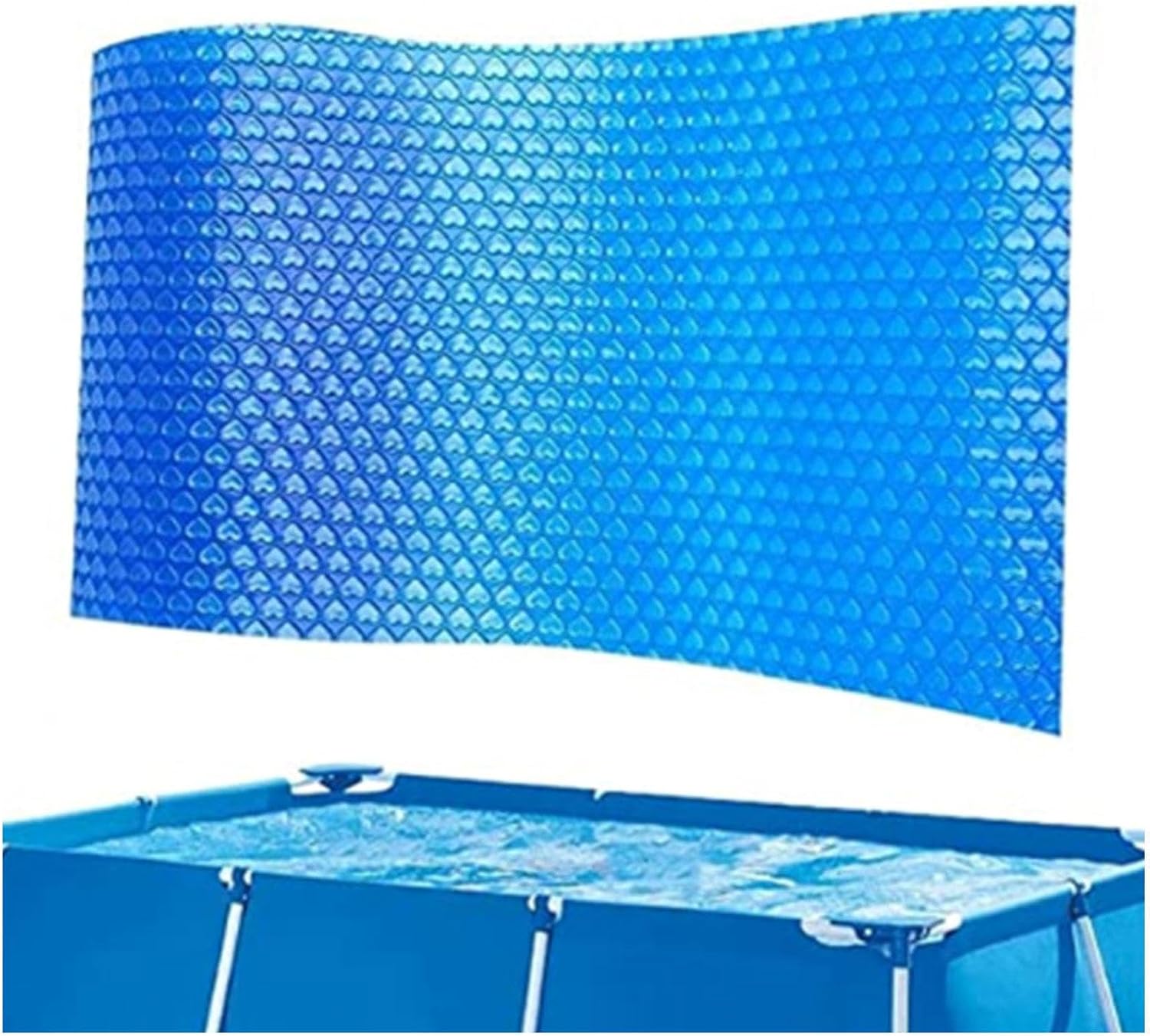 Amazon.com : Solar Heating Pool Cover - Blue 7×5Ft,8.5×5Ft,10×5Ft ...