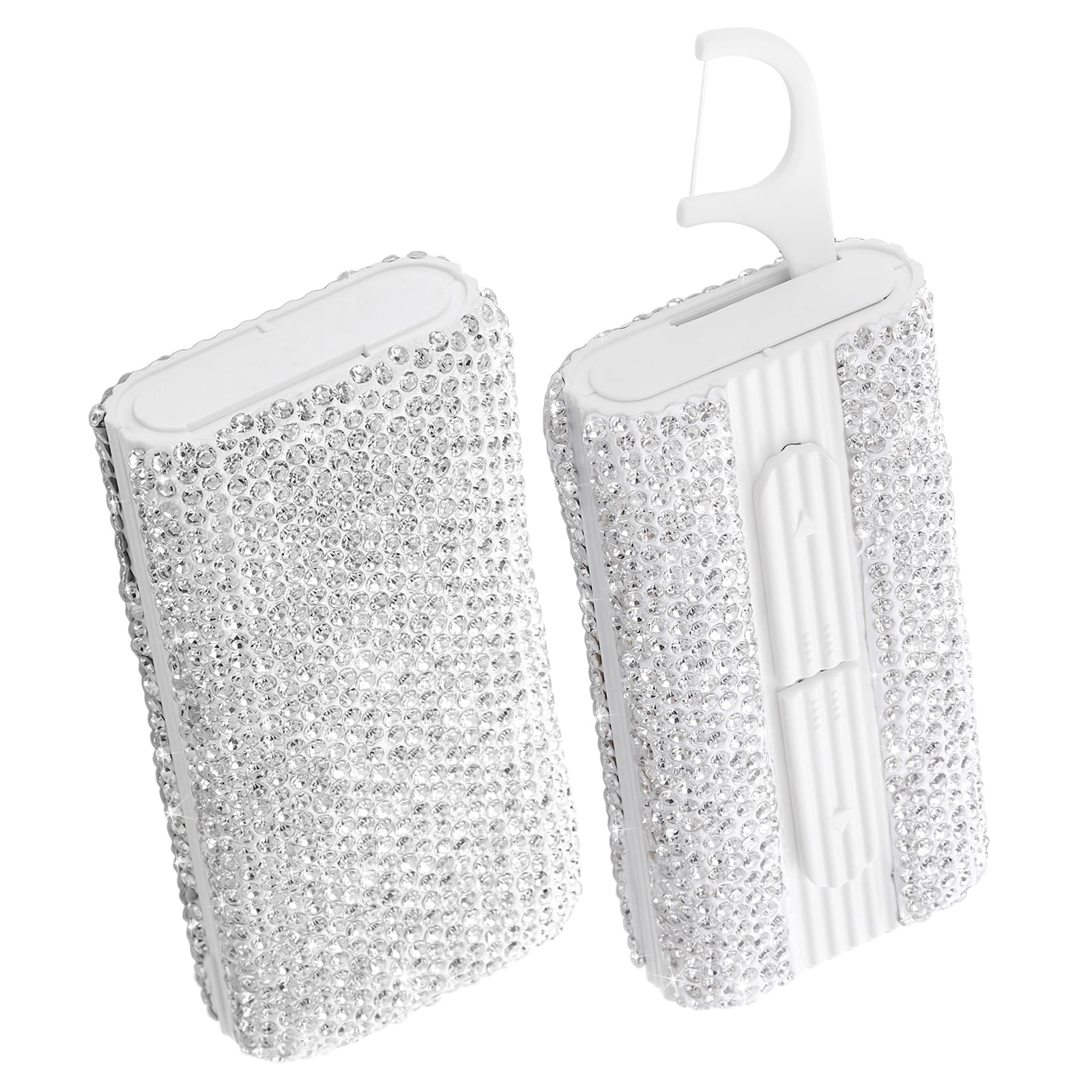 Amazon.com: Soleebee Portable Dental Floss Case Bling Crystal Floss ...