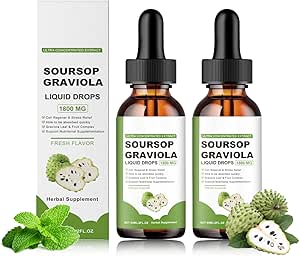 Amazon.com: Naturesours 100% Pure Organic Soursop Extract, Tindedly Soursop Graviola Liquid ...