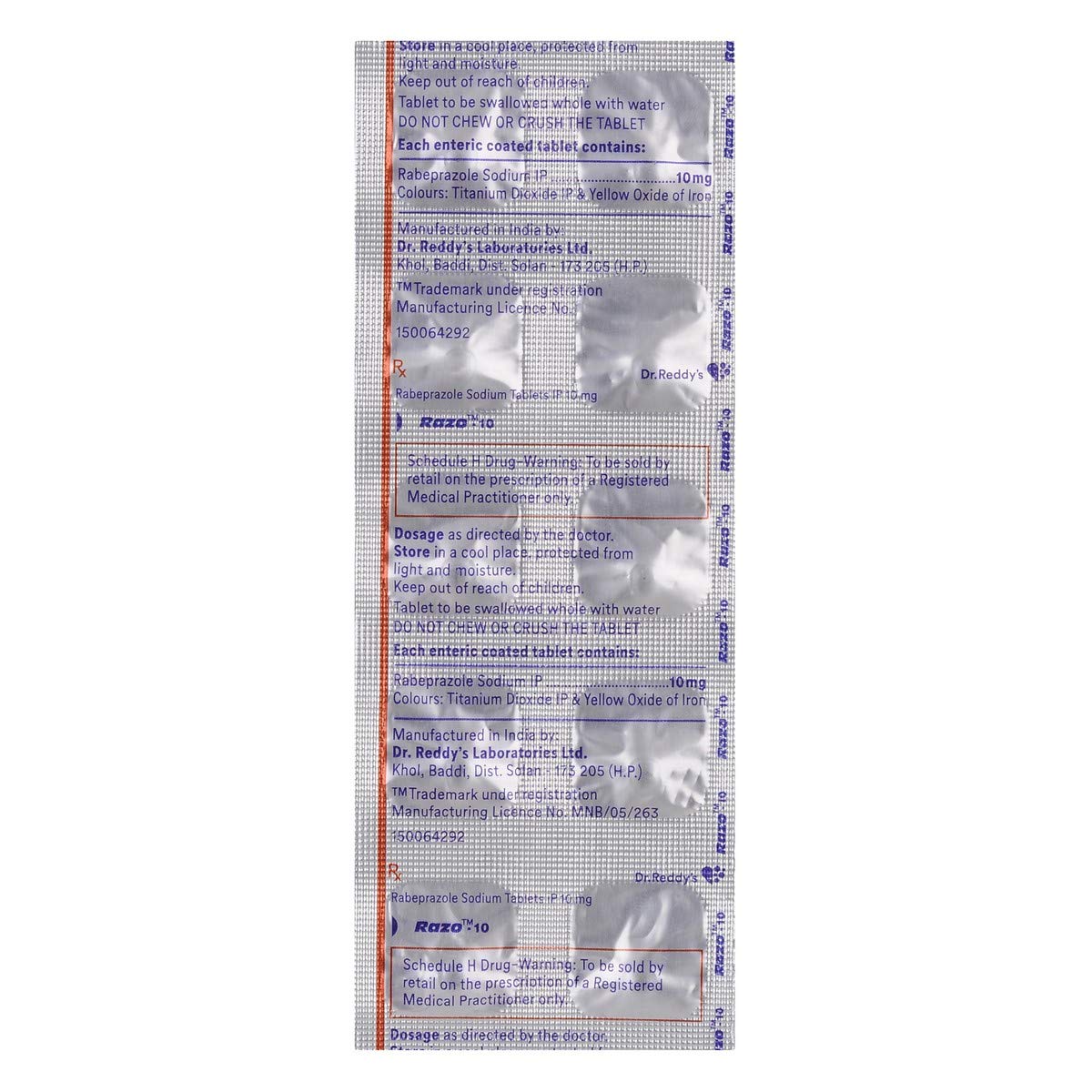 Razo 10mg - Strip of 10 Tablets : Amazon.in: Health & Personal Care