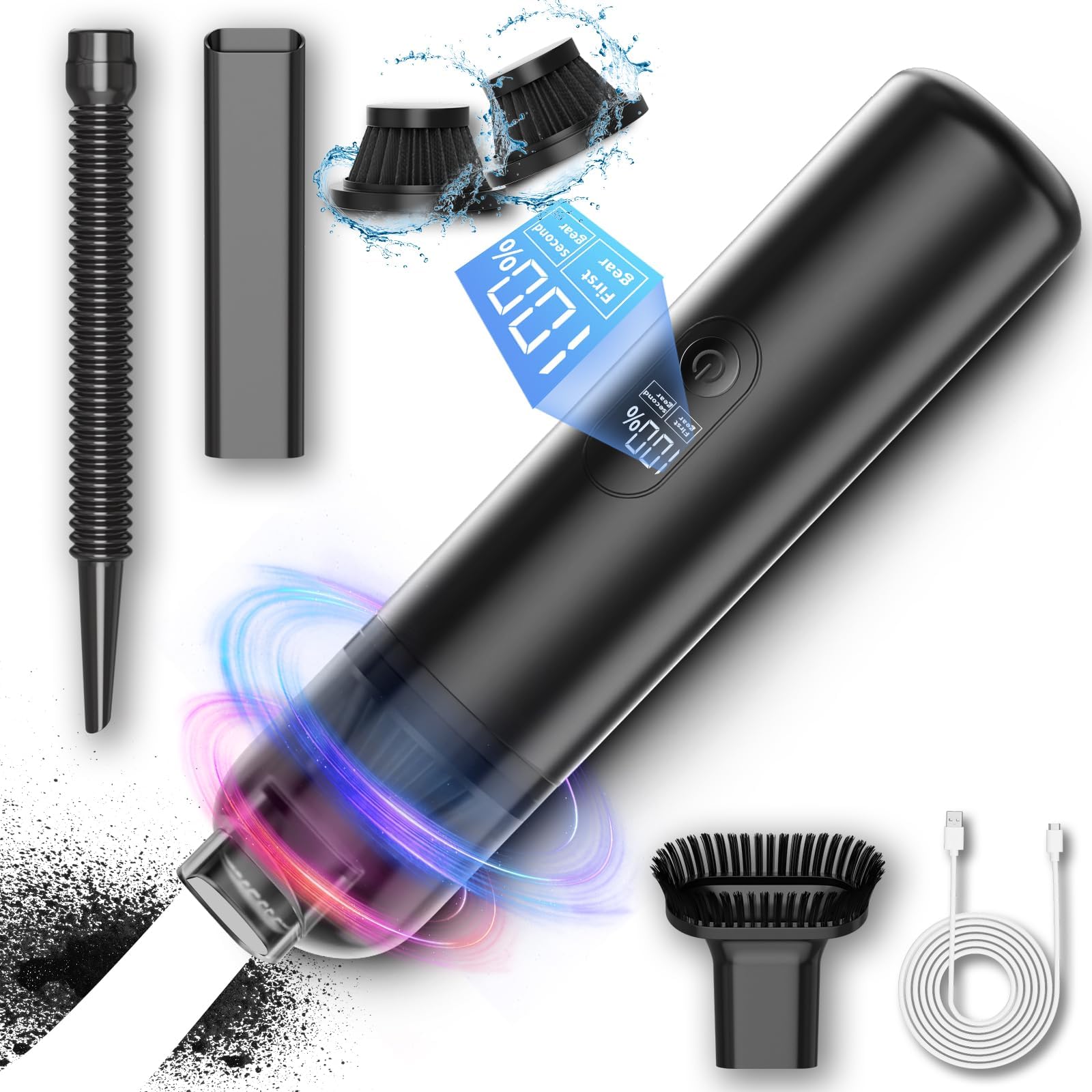 Amazon.com - Cordless Handheld Vacuum Cleaner, Rechargeable Mini ...