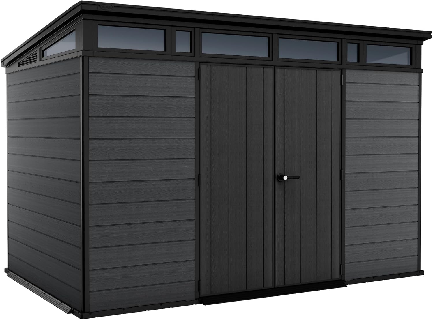 Amazon.com : Keter Cortina 11x7 Ft All-Weather Storage Shed with ...