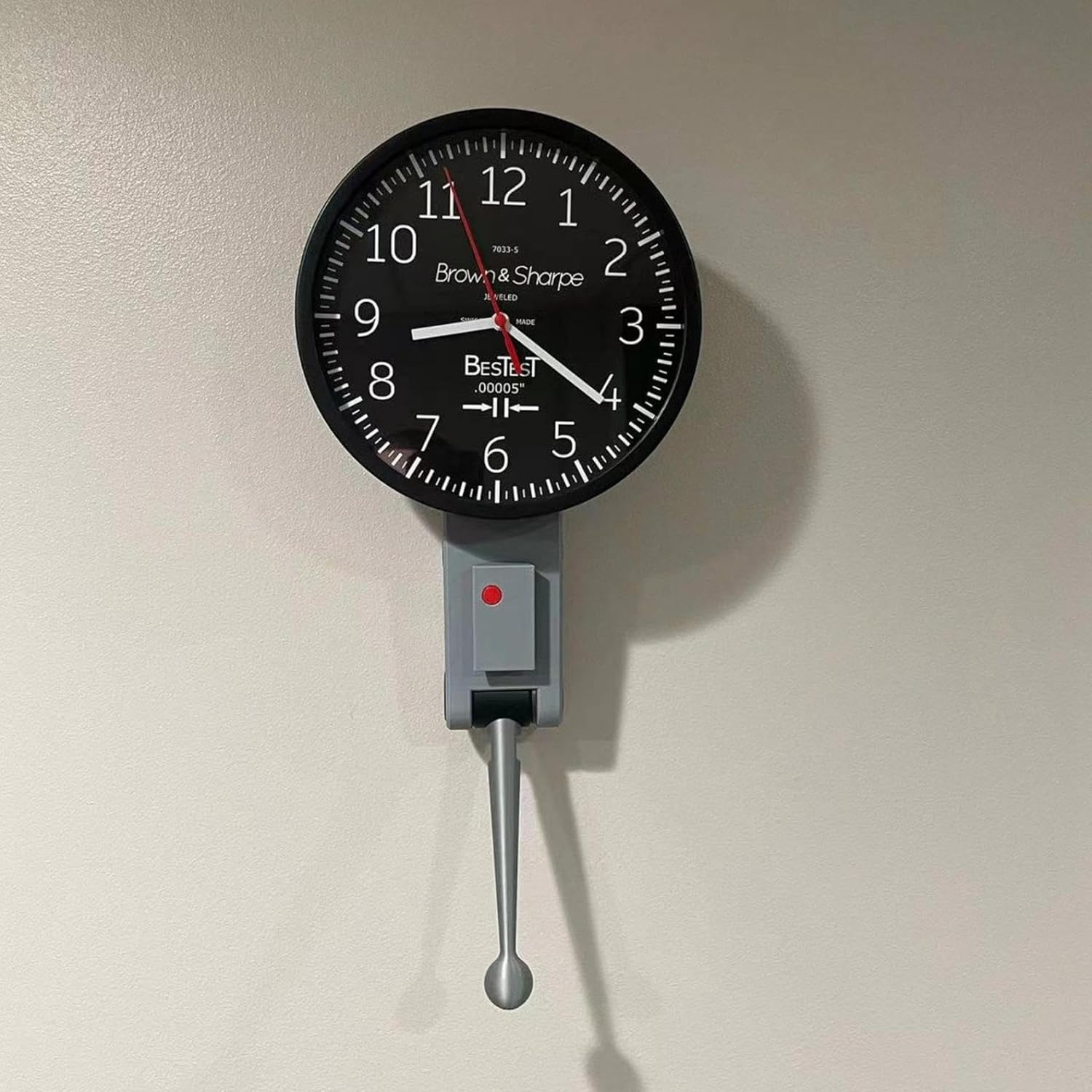 Amazon.com: CSIMUNLER 8 Inch Dial Indicator Wall Clock, Retro ...