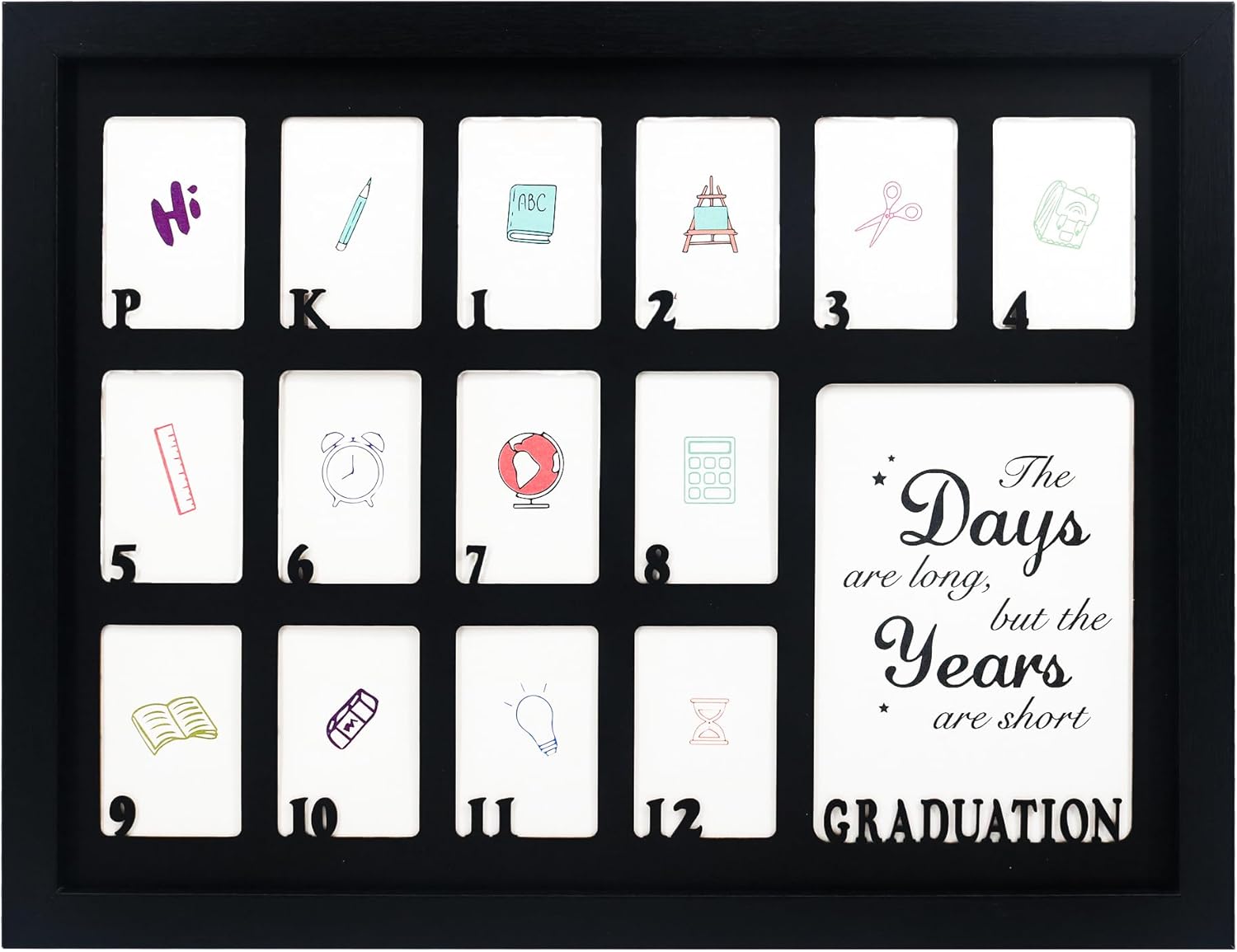 Amazon.com - GMFrames School Years Picture Frames Pre-K to 12 ...