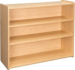Amazon.com: Tot Mate Single-Sided 3-Shelf Storage Unit for Kids and ...