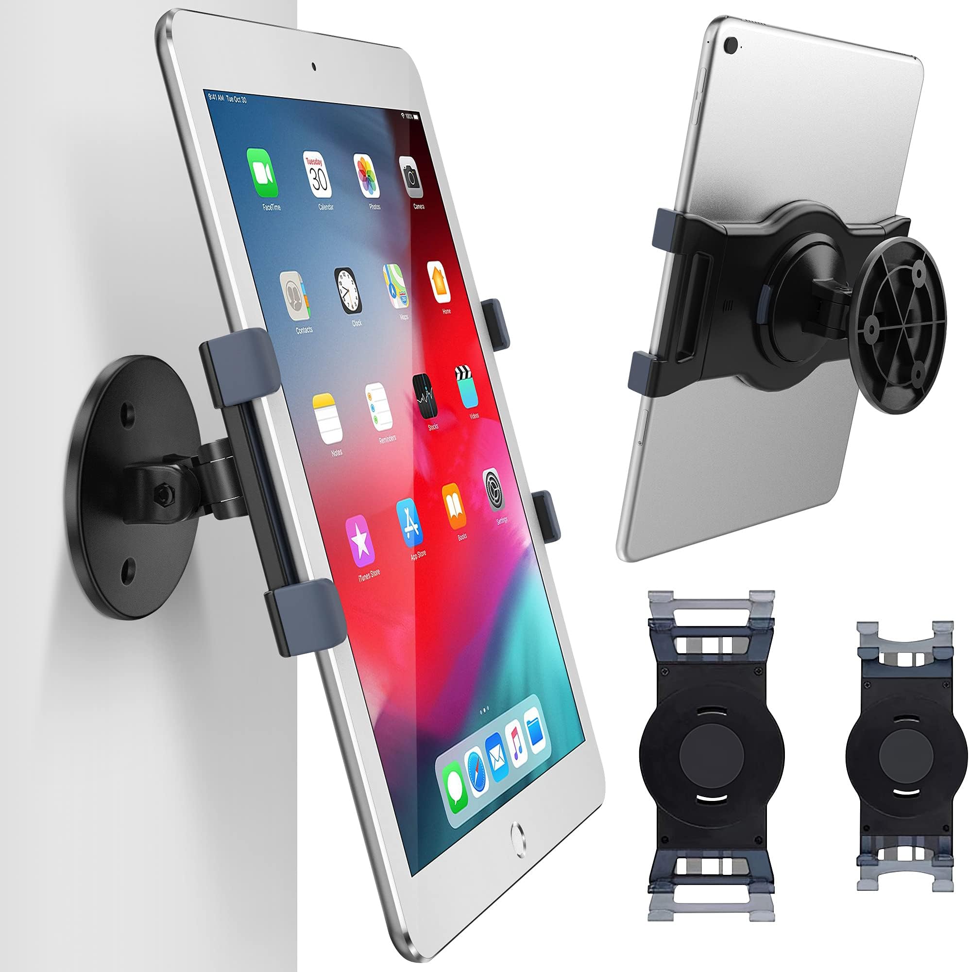 Amazon.com: AboveTEK iPad Wall Mount, Swivel 360° Rotating Tablet ...
