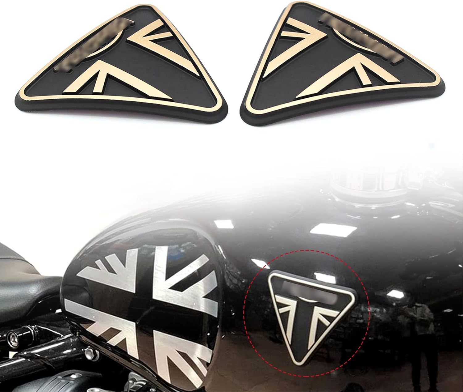 Motorcycle Fuel Tank 3D Badge Sticker, Logo Brand Emblem Decal Gas Oil ...