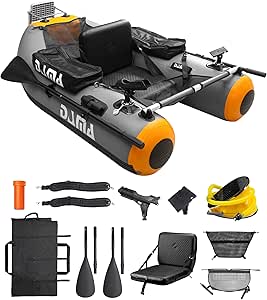 Amazon.com : DAMA Inflatable Boats Heavy Duty Raft Fishing Boat Dinghy 170 * 120cm, w/Fishing ...