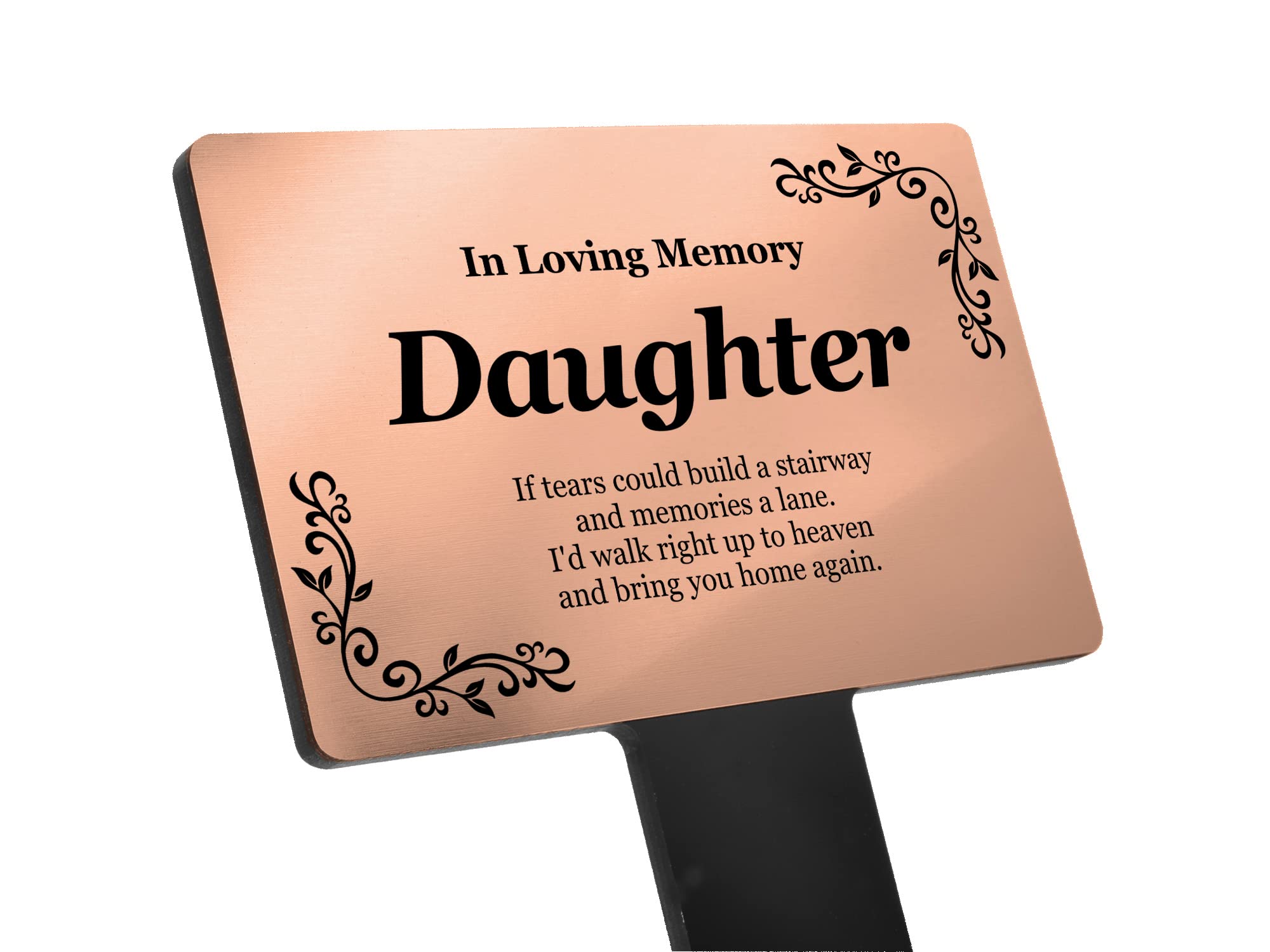 Amazon.com : OriginDesigned Daughter Memorial Remembrance Plaque Stake ...