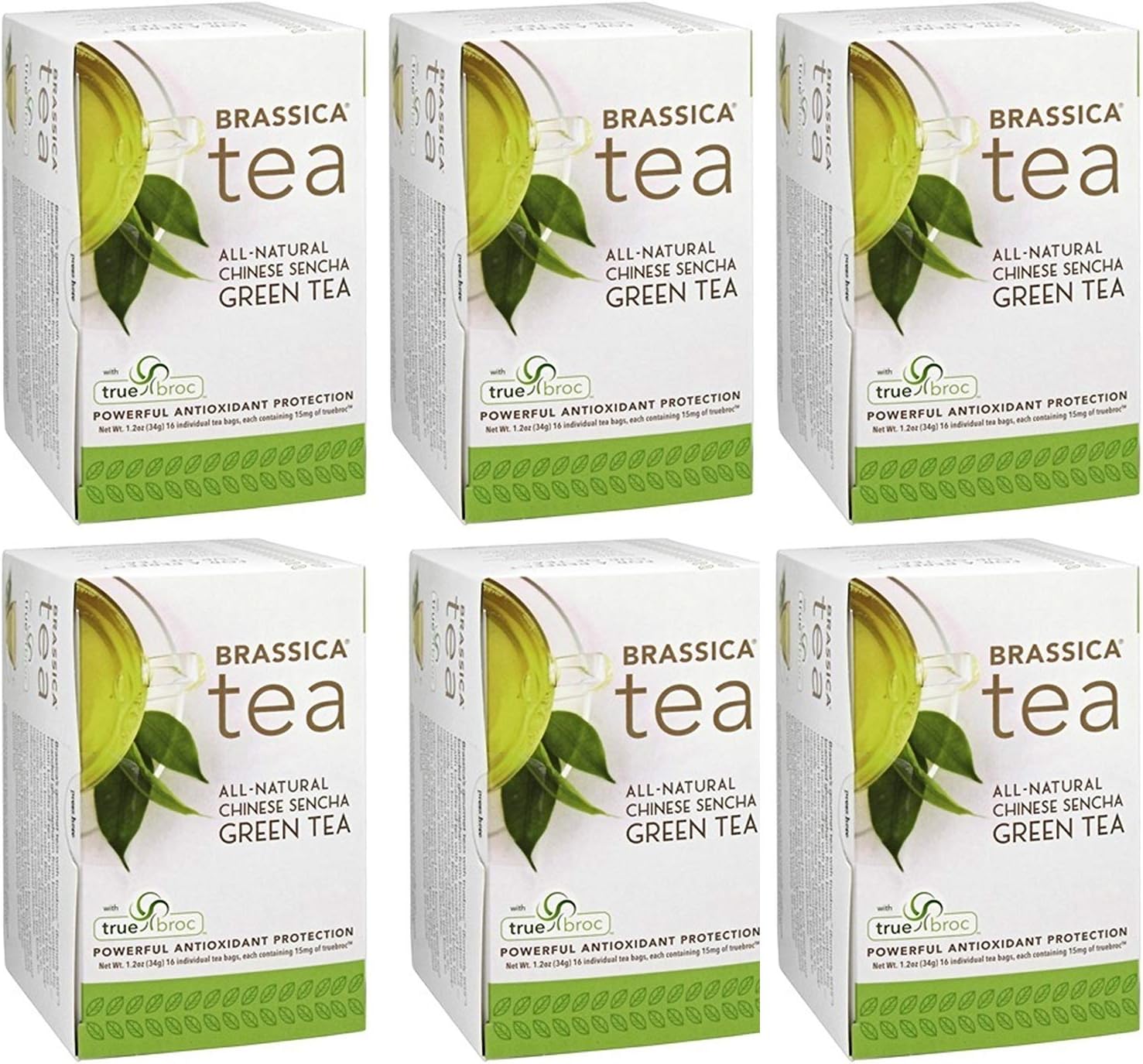 Amazon.com : Brassica Tea Green Tea with truebroc, 16 Tea Bags ...