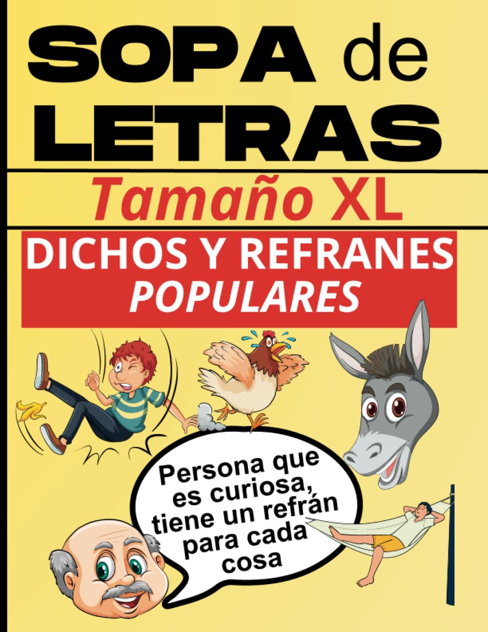 Sopa De Letras De Dichos Y Refranes Populares: Libro temático con ...