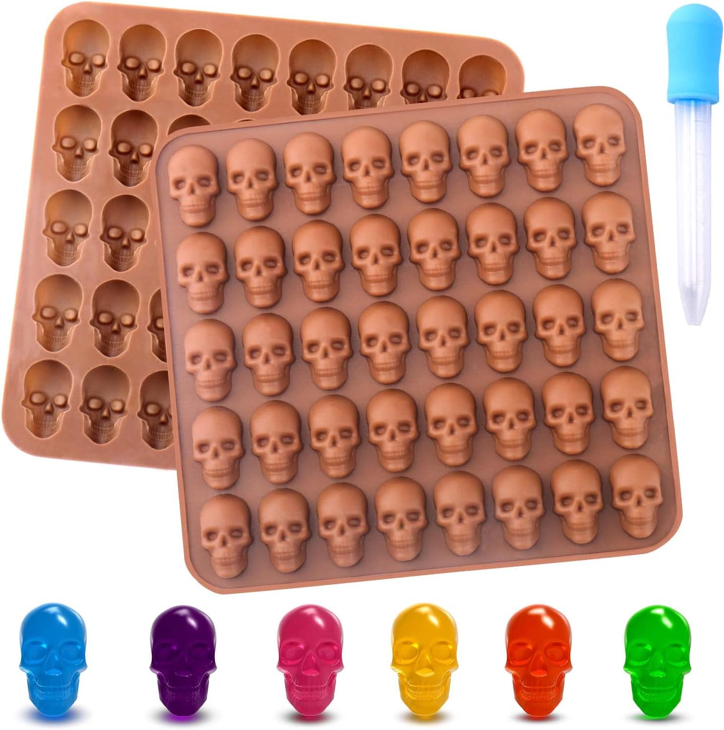 Amazon.com: Day of the Dead Sugar Skull Mold - Oaxaca Small : Home ...