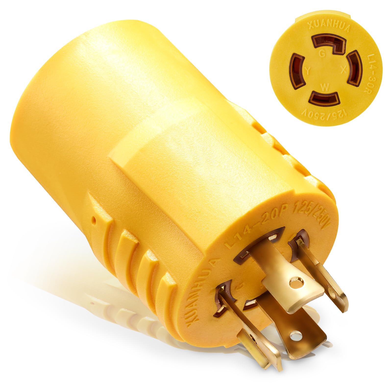 Amazon.com: Generator Adapter 4 Prong Twist Locking,20Amp to 30Amp ...