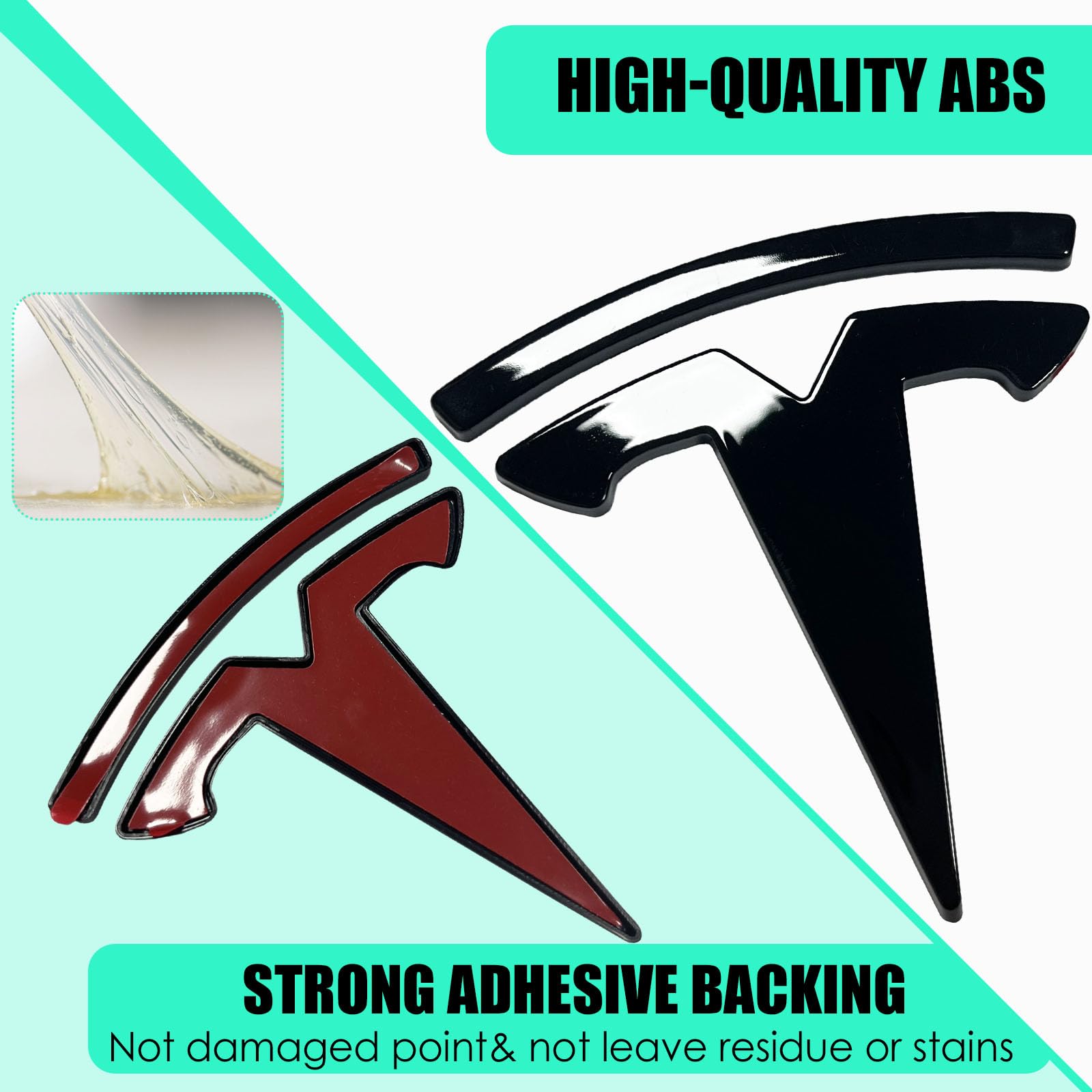 Snapklik.com : KENPENRI Model Y Logo Sticker Decals Cover For Tesla Model Y