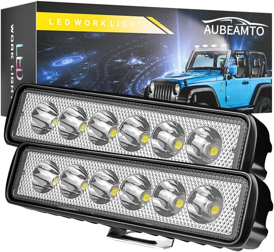 Amazon.com: Partsam 6" LED Light Bar and 6 Gang Rocker Switch Panel Box ...