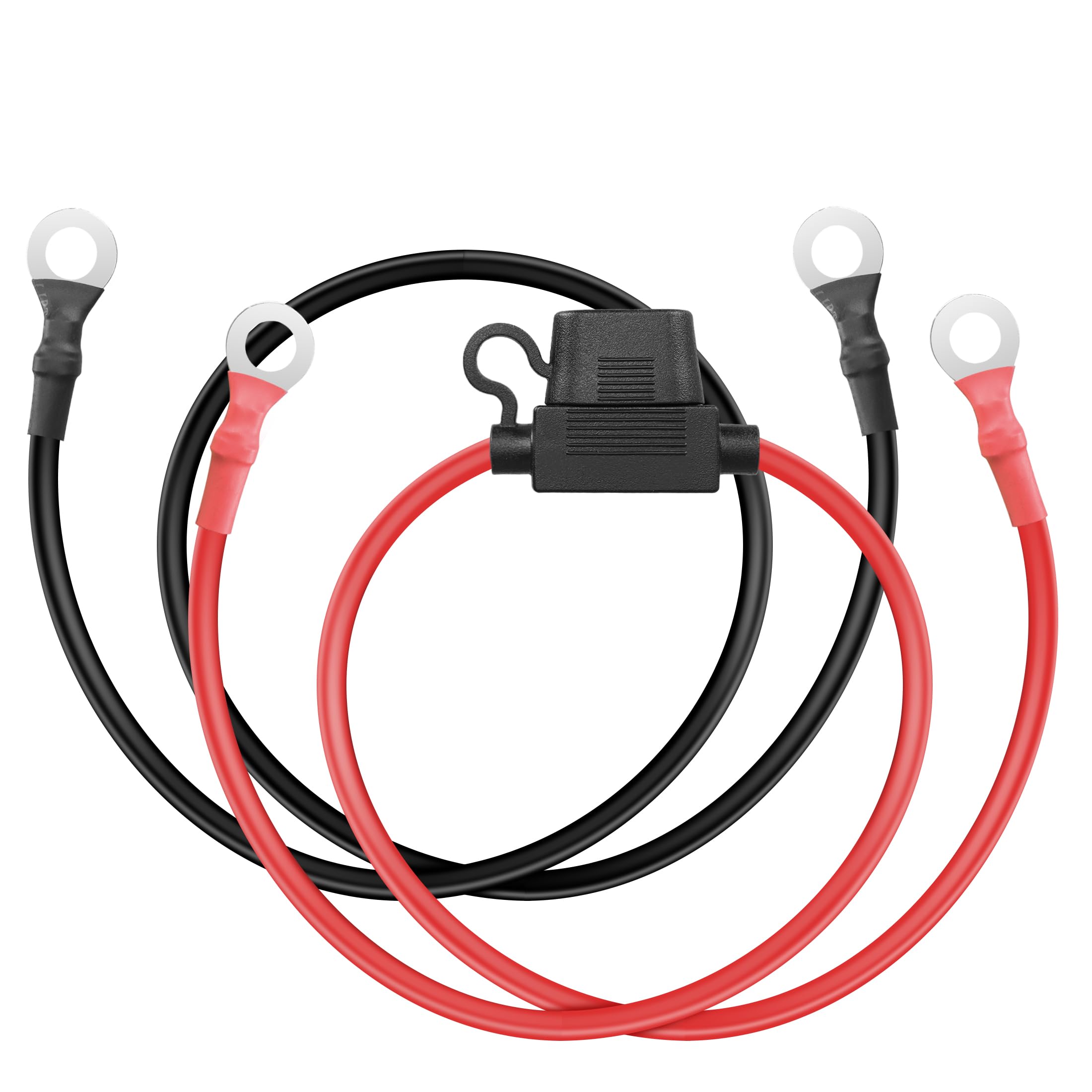 O Ring Eyelet Terminal Battery Boost Cable YACSEJAO 10AWG 0.32"/8.4mm O ...