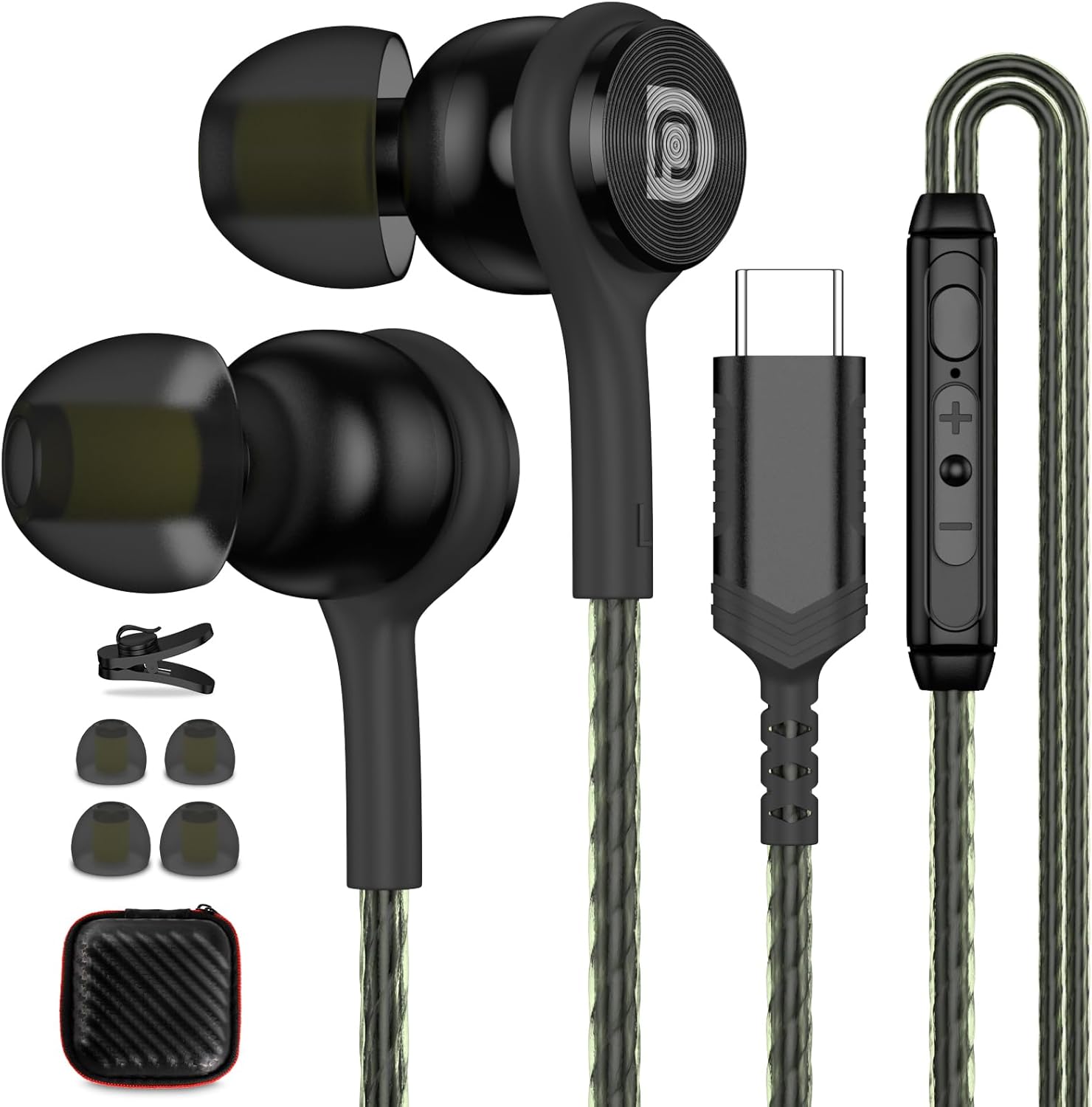 Amazon.com: iMangoo USB C Headphones for iPhone 17 17e 16 16e 15 Wired ...