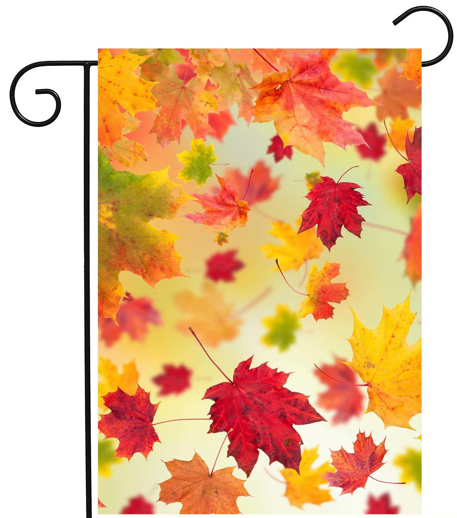 Amazon.com : ShineSnow Autumn Fallen Maple Leaves Fall Seasonal Scenery ...