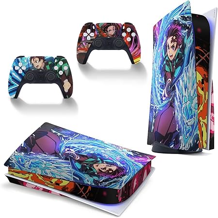Amazon.com: Skins for PS5 Disk Edition Anime Console and Controller ...