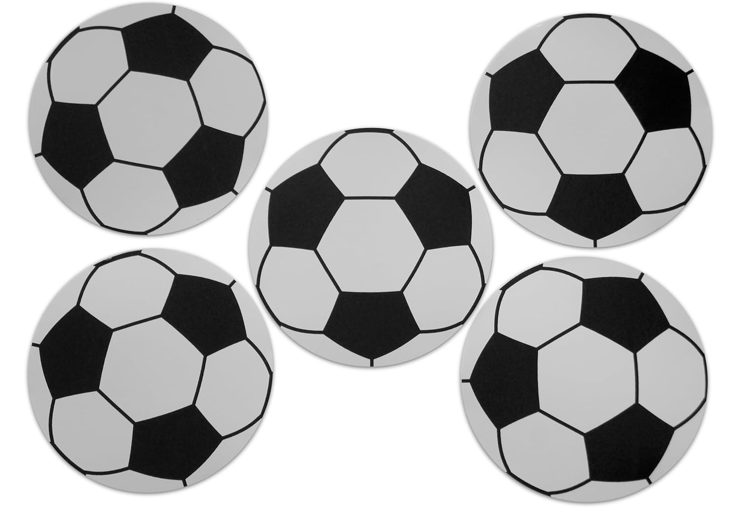 Amazon.com: Novel Merk Sports Ball Vinyl Stickers - 3” Round Individual ...