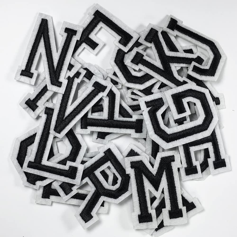 Snapklik.com : 26 PCS 2" Iron-On Letter Patches By A-Z Alphabet ...