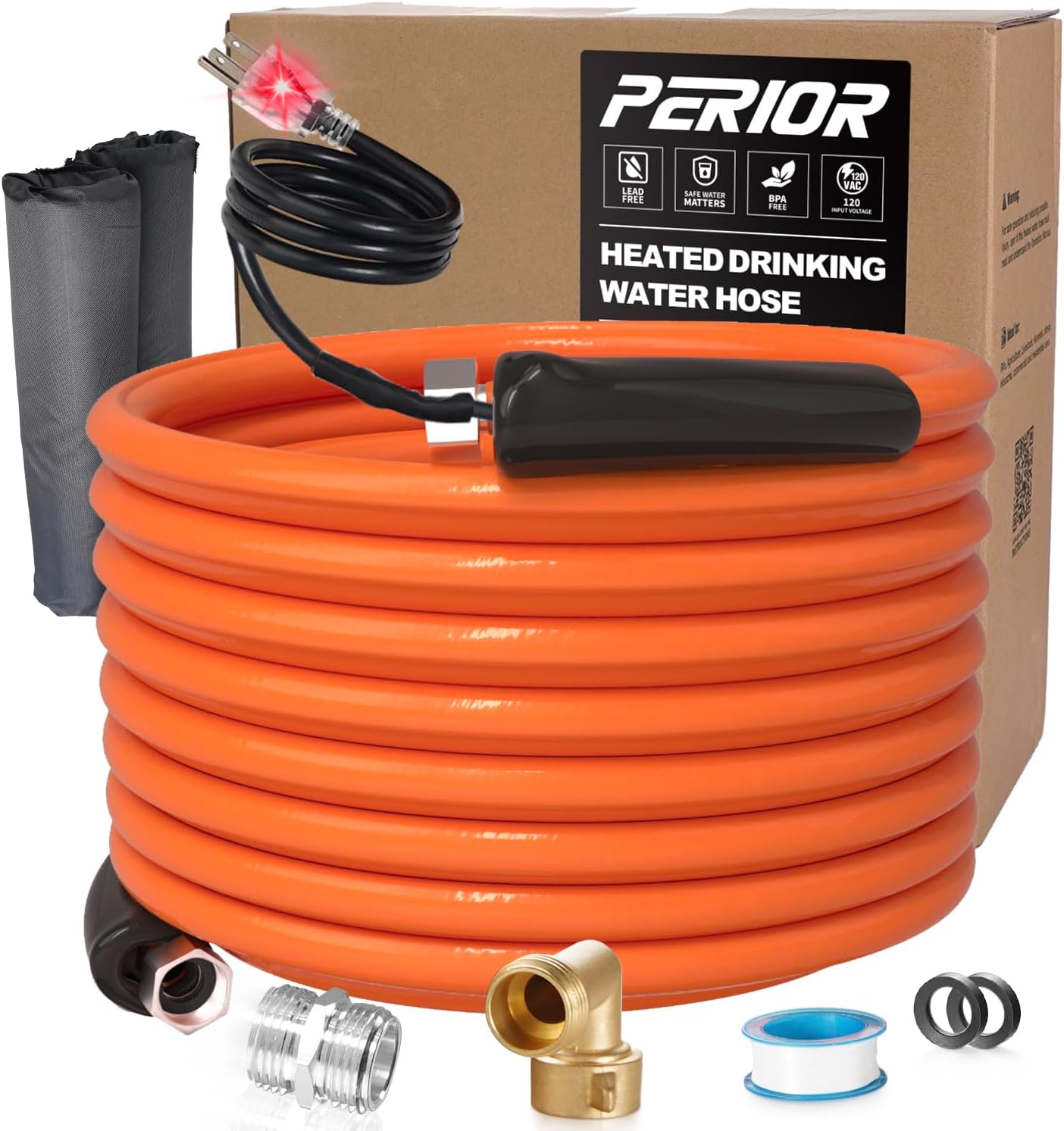 Amazon.com: 70FT Heated Water hose, 5/8" Inner Diameter with Outdoor ...