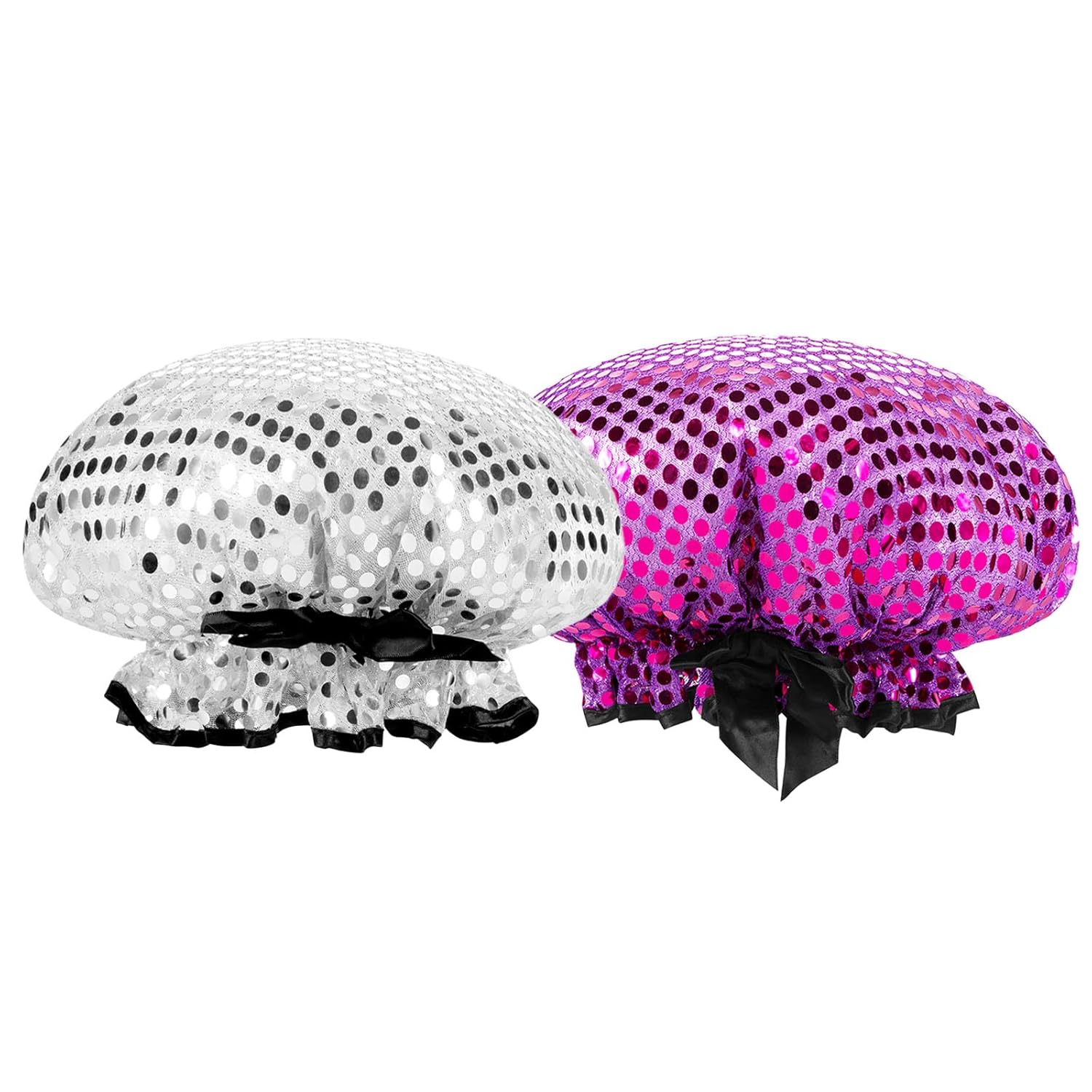 Amazon.com : Shower Cap for Women, Porichsu Large Reusable Waterproof ...