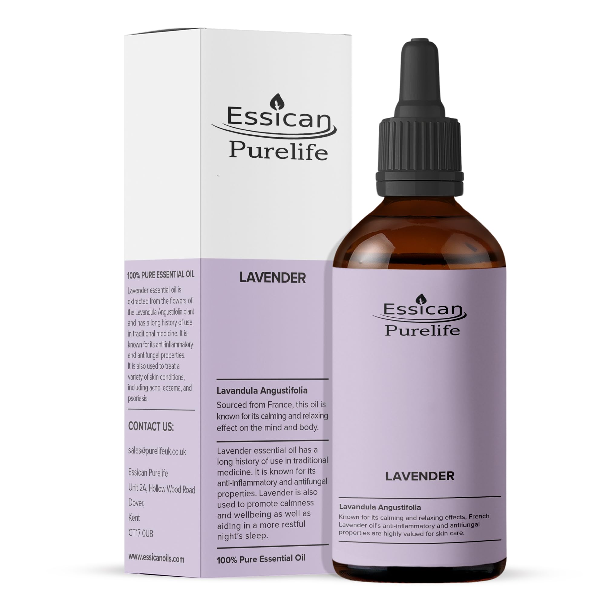 Premium French Lavender Oil 100ml, Aromatherapy Oil for Diffuser ...