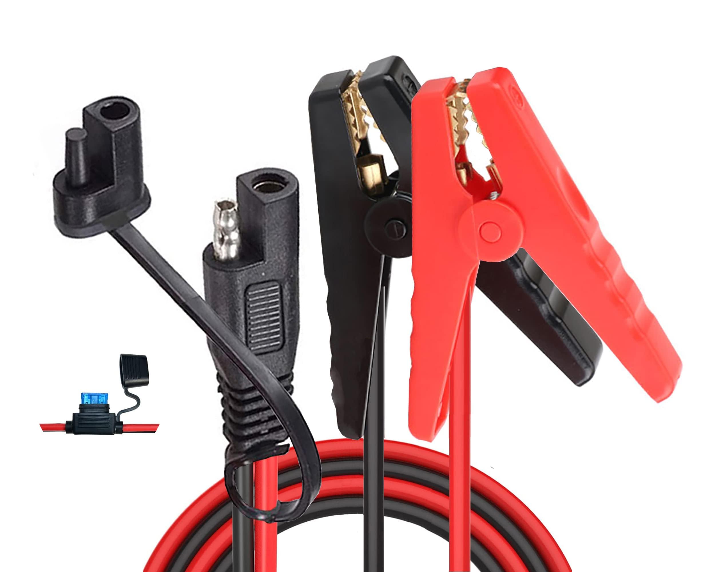 Amazon.com: dstfuy Battery Alligator Clips,10AWG Battery Charger Clamps ...