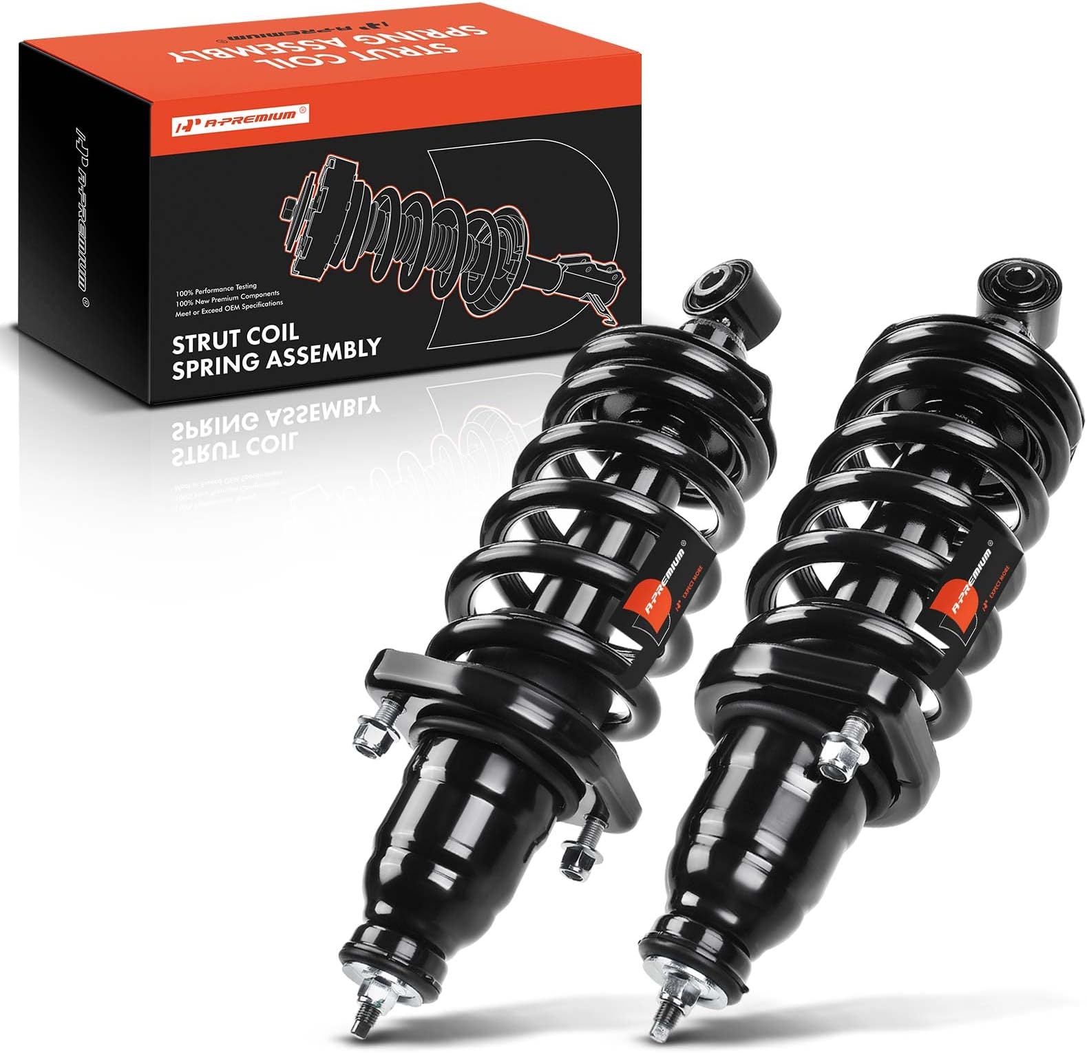 Amazon.com: Front & Rear Left Right Complete Strut Spring Shock ...