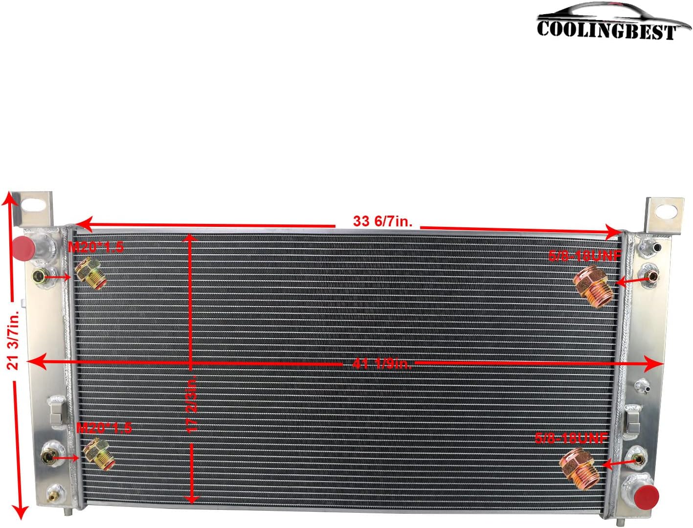 Amazon.com: COOLINGBEST Aluminum Radiator for 1999-2014 Chevy Avalanche ...