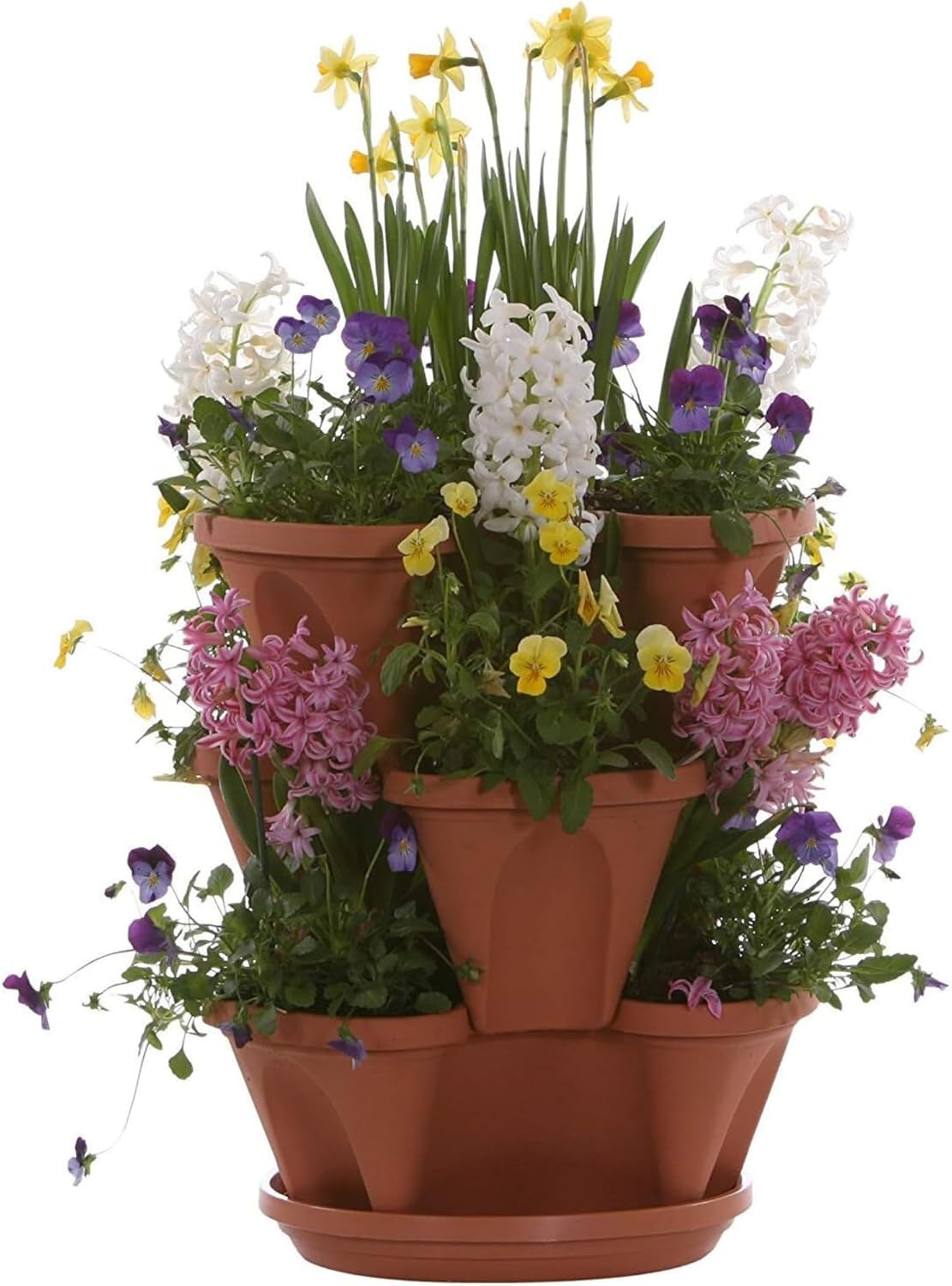 Amazon.com : Natures Distributing 3 Tier Stacking Planter-Flower, Herb ...