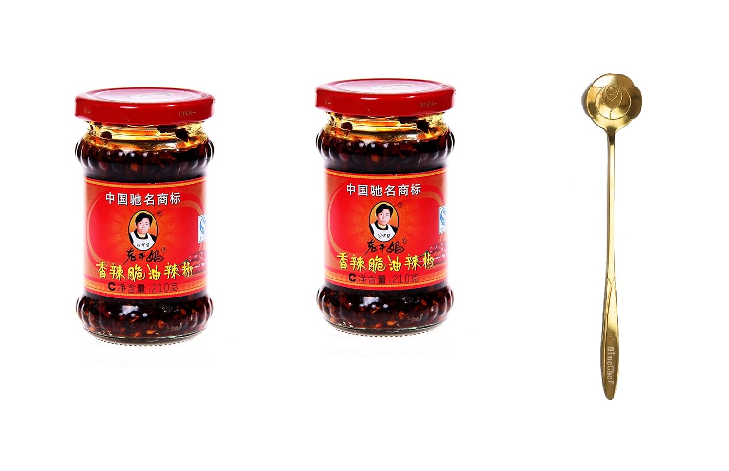 Lao Gan Ma Chile picante crujiente Chino Chino Chino Chino Salsa ...