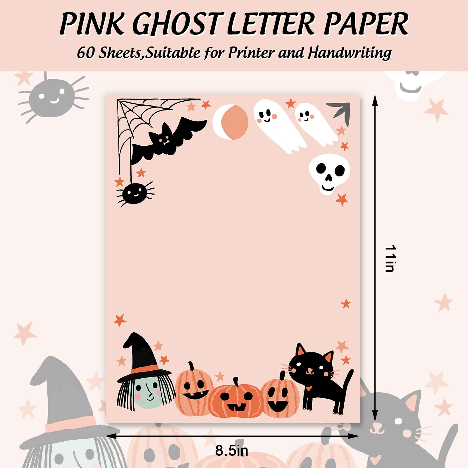 Halloween Letterhead Paper Halloween 1 FREE Stationery.com Template