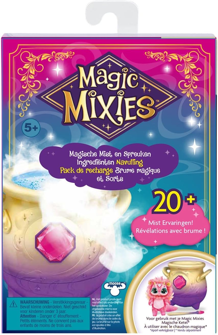 Magic Mixies - Magical Misting Cauldron with Interactive 20cm Pink ...