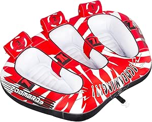 ZOOMBROS Towable Tubes for Boating 3 Person, Water Tubes for Boats to ...