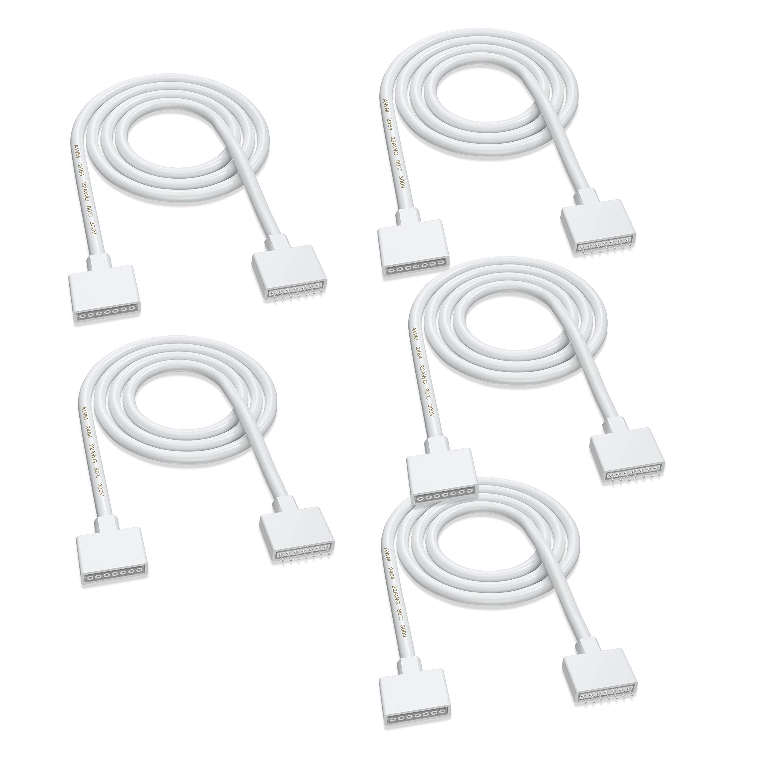 LAMPAOUS Smart Cabinet Lights Extension Cable (7 Pins Extension Cord ...