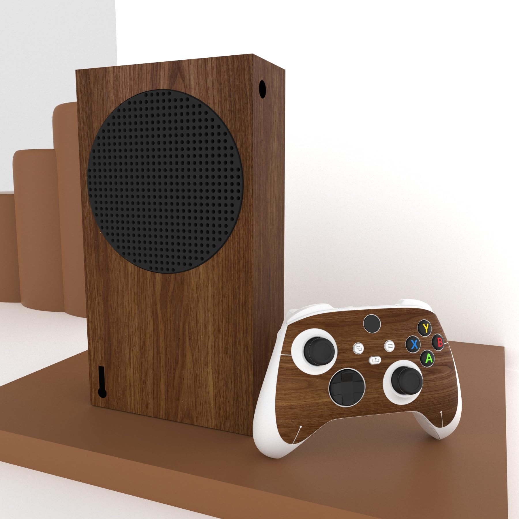Snapklik.com : PlayVital Wood Grain Custom Vinyl Skins For Xbox Core ...