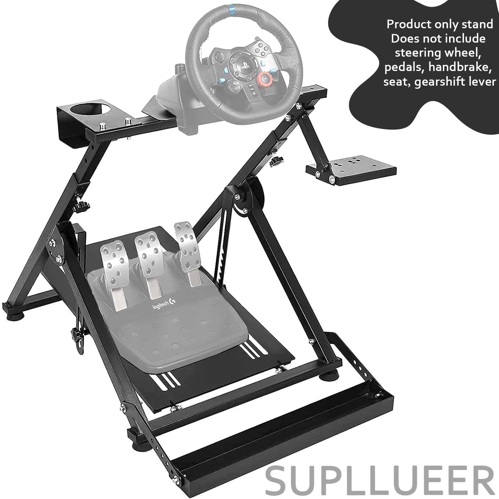 Snapklik.com : Supllueer Foldable Racing Wheel Stand