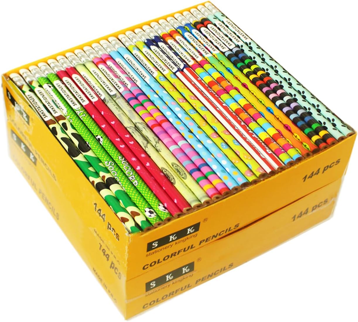 Colored Pencils Wooden Box Set